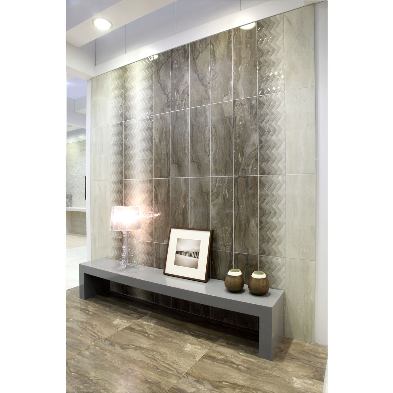 Faianta Antracit VENUS VNC19 model Geometric 25x75 cm - Materiale.ro