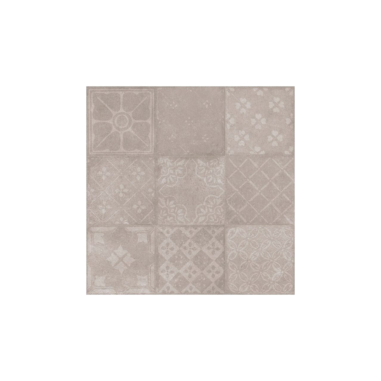 Gresie Evoque Decor Grey 6138, tip ciment, 60x60 cm, gri - Materiale.ro