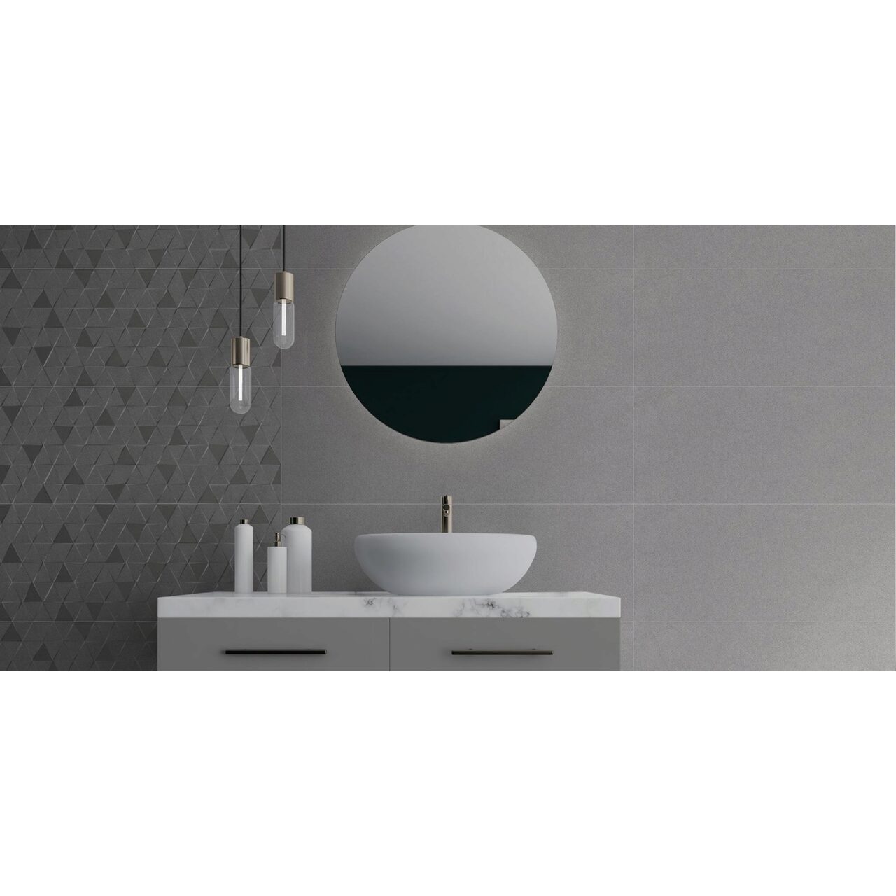 Faianta colectia Metal Grafito, cod A079, 30x90 cm, culoare Gri ...