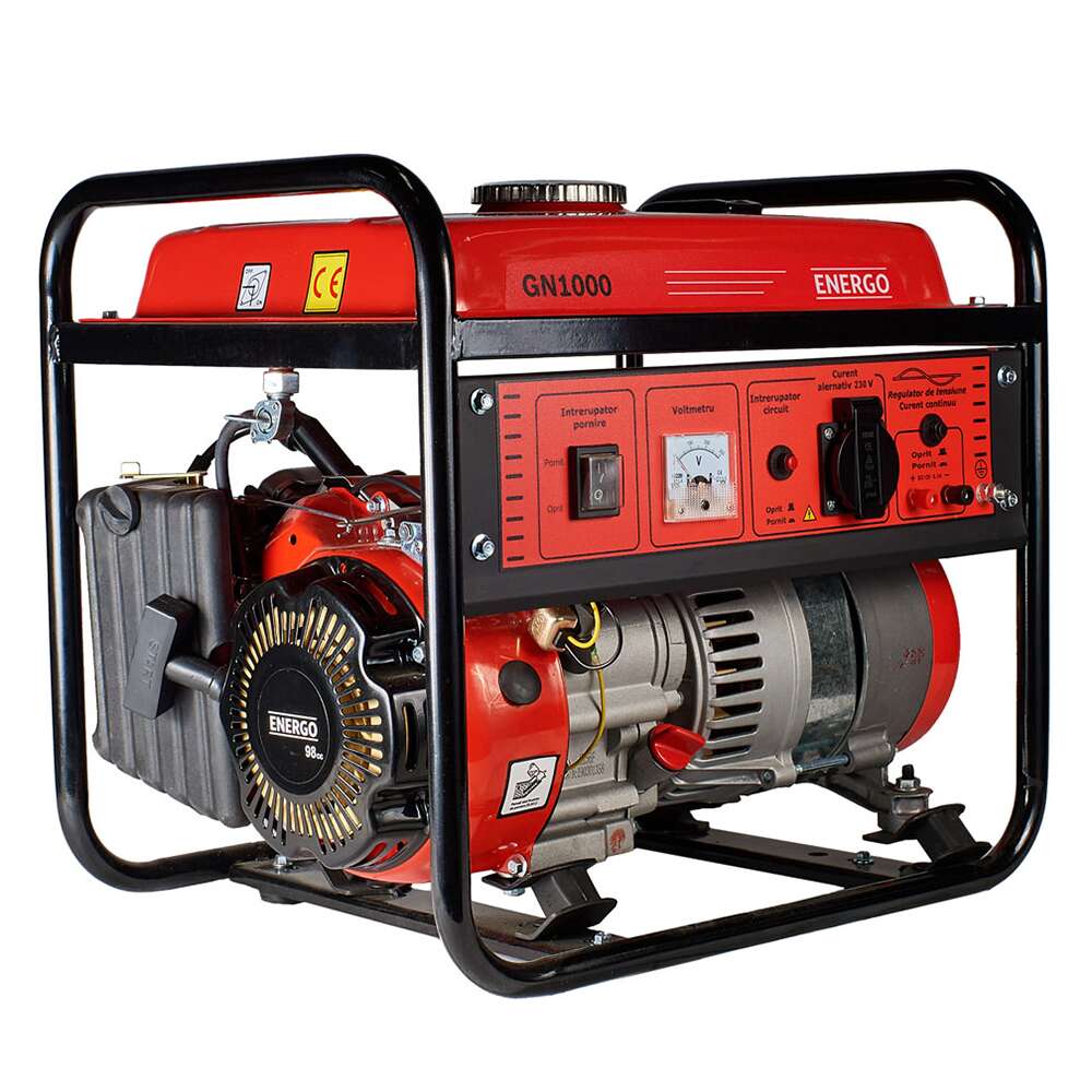 Generator portabil Gn1000 Cadru deschis 74dB Rez-5.5L Pmax/Opt-1.0Kw/0 ...