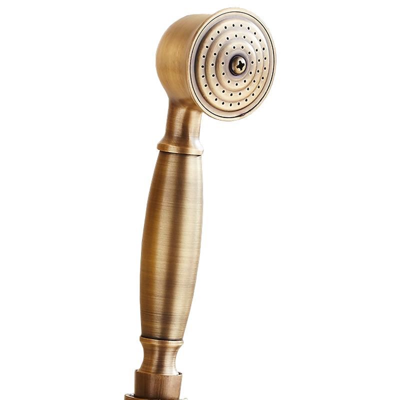 Sistem complet de dus stil retro tip ploaie cu dus de mana, finisaj ...