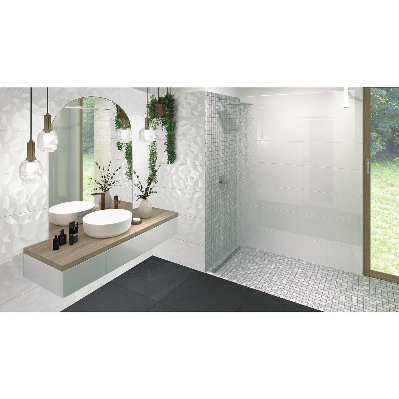 Gresie Norman, model piatra, 6061-0037, 59 x 59 cm, culoare antracit ...