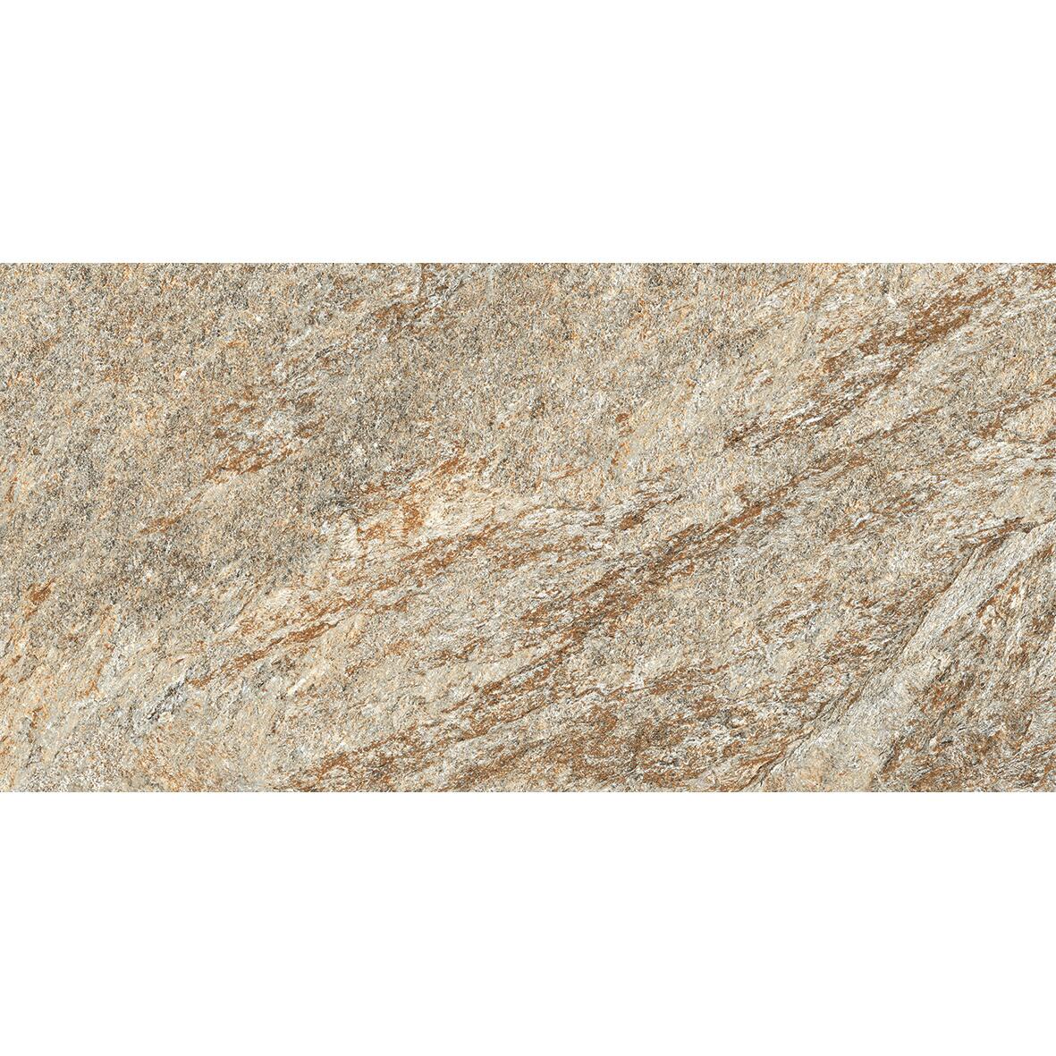 Gresie Quartz, model piatra, 6060-0353, 60 x 30 cm, culoare bej/gri ...