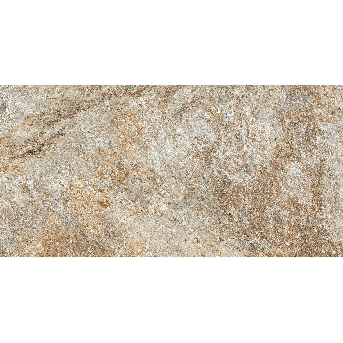 Gresie Quartz, model piatra, 6060-0353, 60 x 30 cm, culoare bej/gri ...