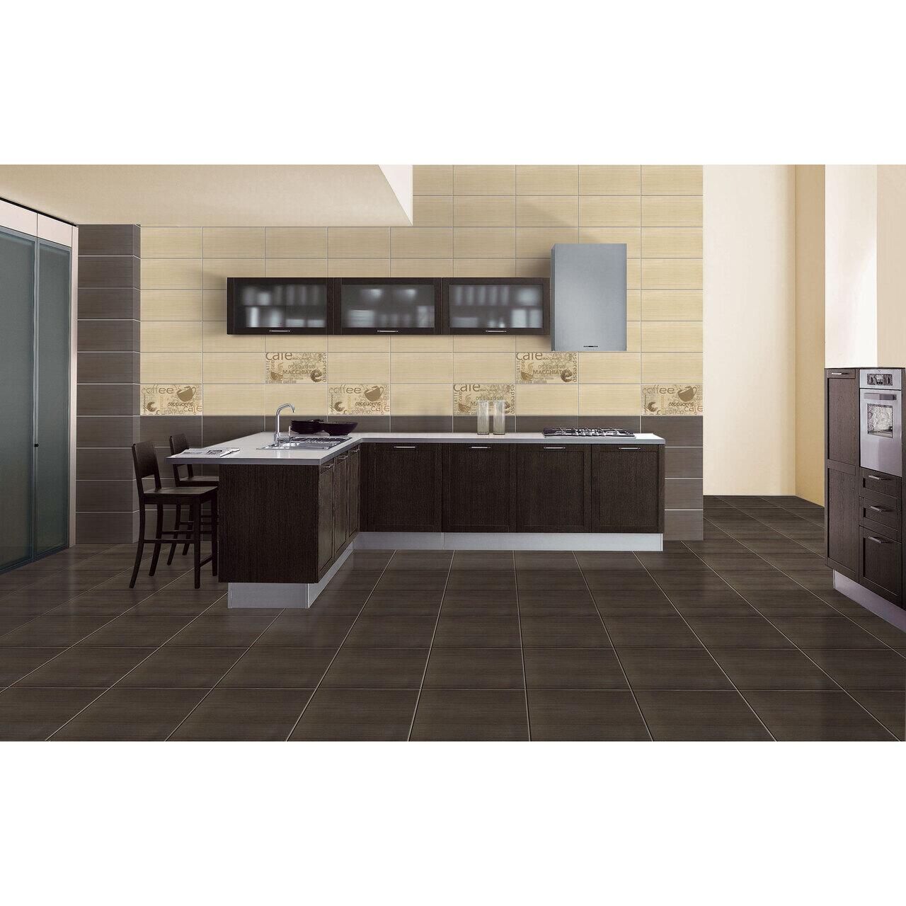 Gresie maro inchisa TEXTURE PORT MOCCA 6035-0262 model textil 33.3x33.3 ...