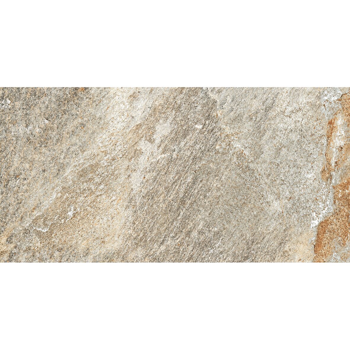 Gresie Quartz, model piatra, 6060-0353, 60 x 30 cm, culoare bej/gri ...
