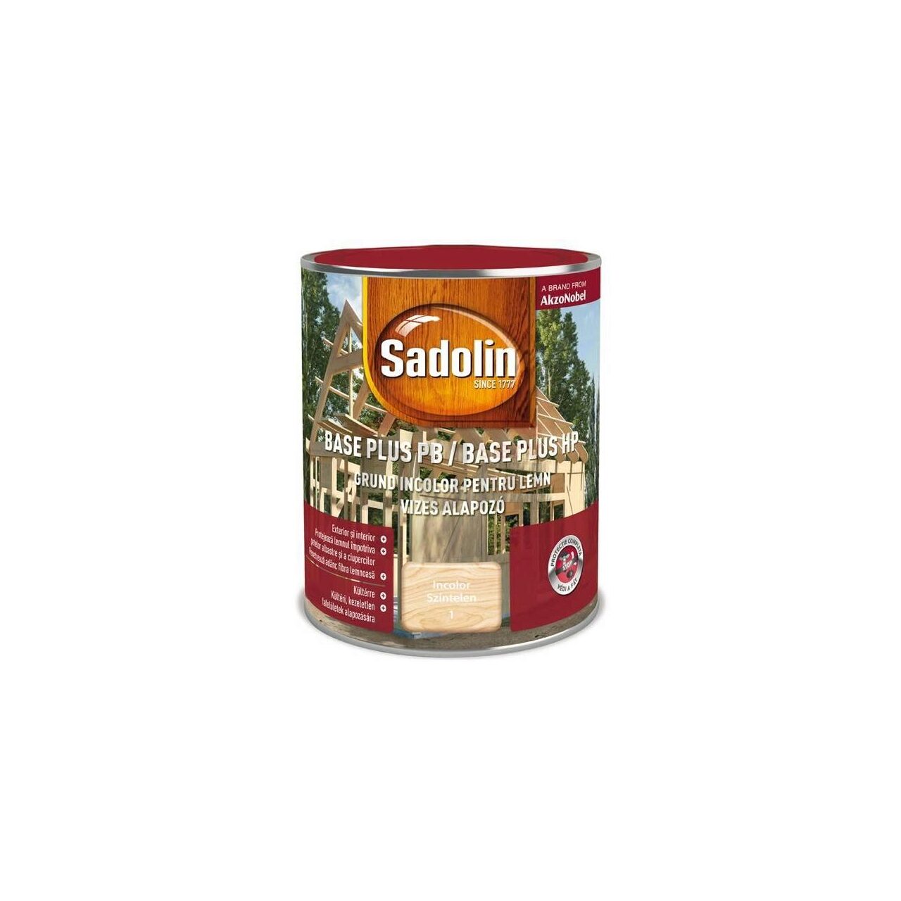 Grund impregnare Sadolin base plus pb incolor 0.75 L - Materiale.ro