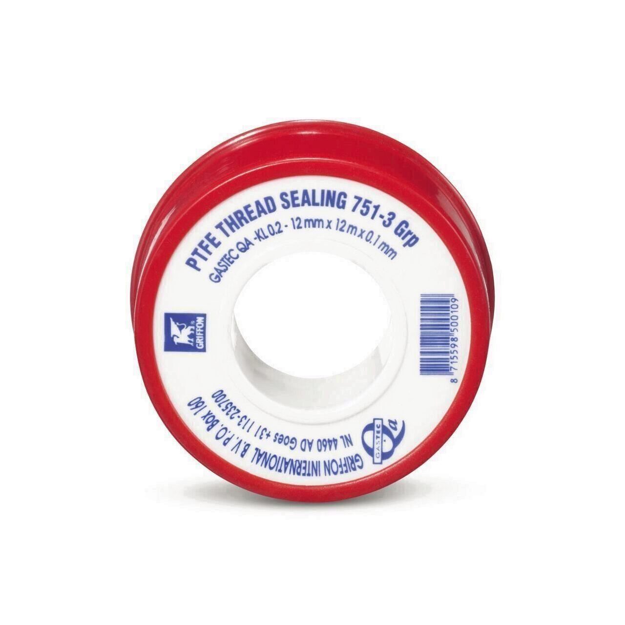 Banda teflon pentru gaz 12 m x 12 mm x 0.1 mm GRIFFON 200106 - MAX ...