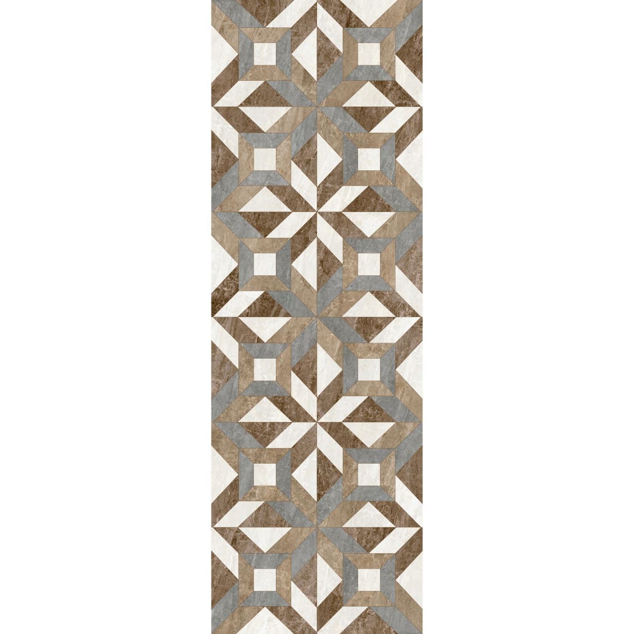 Faianta maro/gri/Alb ARDEN ARN00REK model Geometric 33x99 cm - Materiale.ro