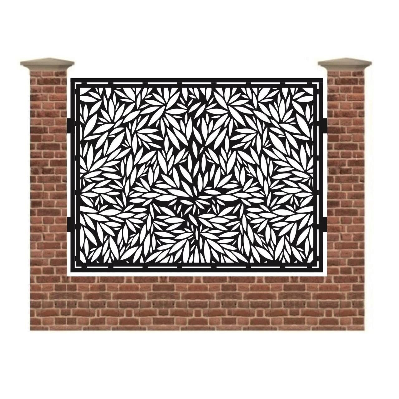 Panou de gard mare din tabla decupata cu plasma model MAX 75 1500x1940 ...